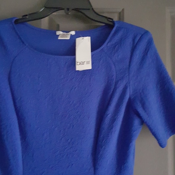 Bar III | Dresses | Bar Iii Blue Dress | Poshmark